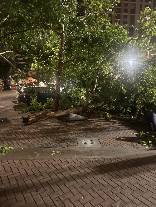 Downtown Houston Storm Damage - Texas Metro News