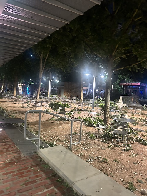 Downtown Houston Storm Damage - Texas Metro News