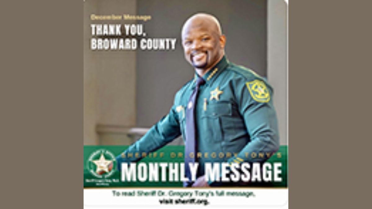 Sheriff Tony: Reflecting on 6 Years of Progress for Broward County ...