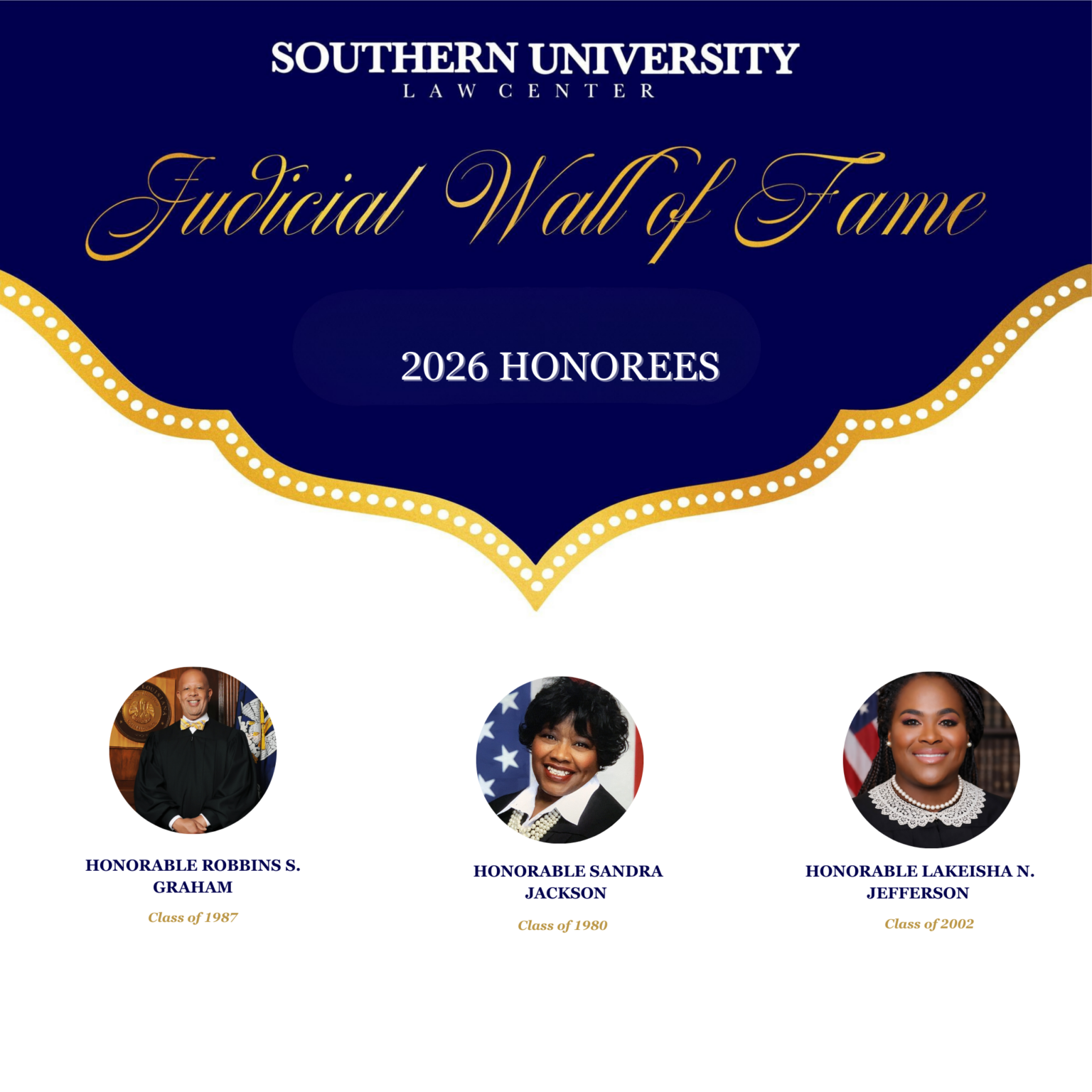 HBCU LOVE: Southern University Law Center announces the honorees for ...