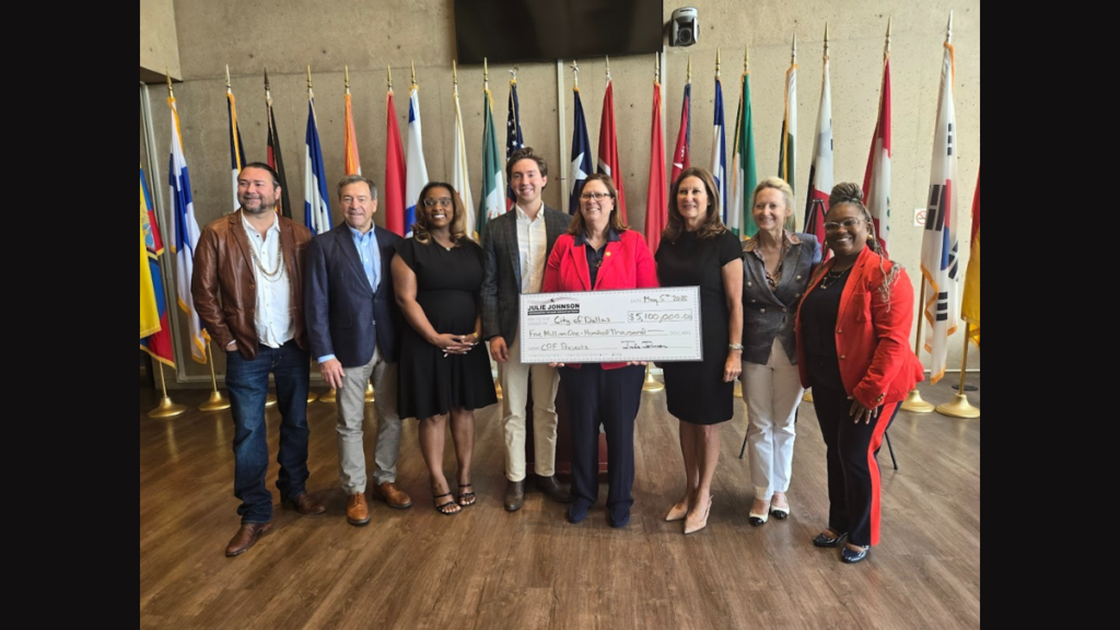 Community Project Funding Check Presented in Dallas – Texas Metro News